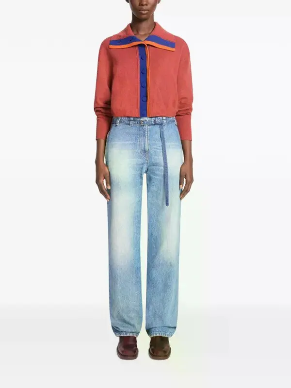 Dries Van Noten Cropped Cashmere Cardigan