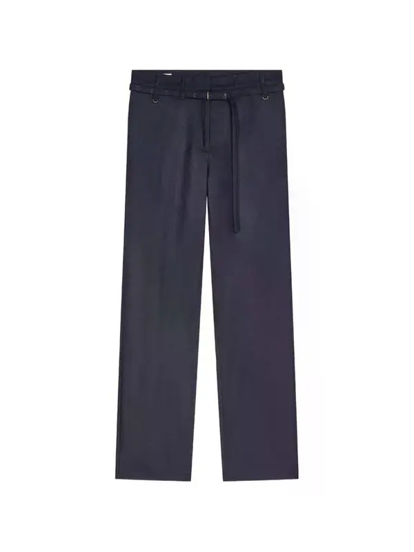 Dries Van Noten Belted Wool Trousers