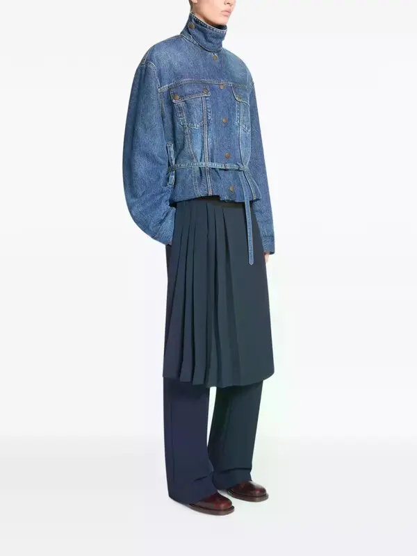 Dries Van Noten High-neck Denim Jacket