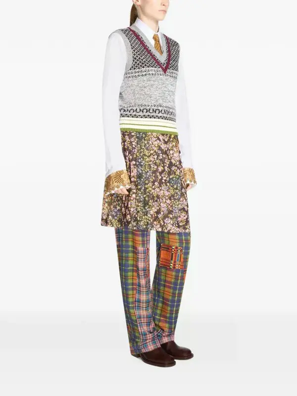 Dries Van Noten Fitted Cashmere Top