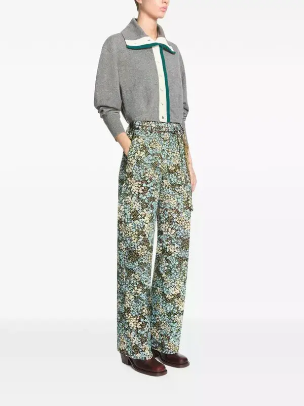 Dries Van Noten Cropped Cashmere Cardigan