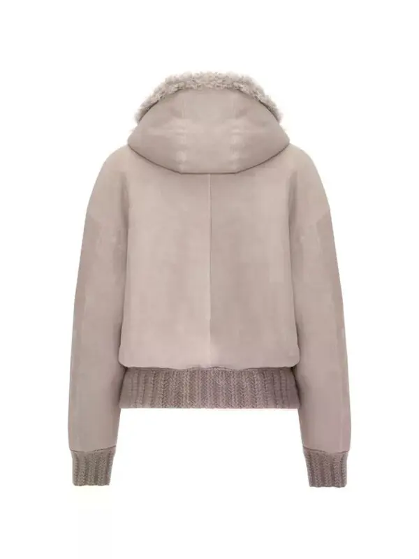 BIGARDINI Danica Reversible Hooded Shearling Jacket