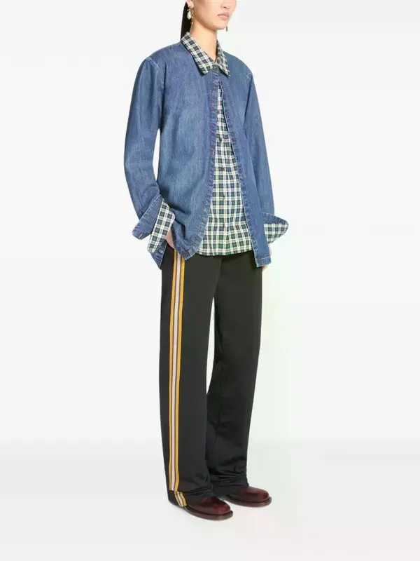Dries Van Noten Wrap Denim Shirt