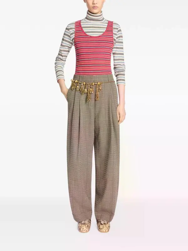 Dries Van Noten Pleated Wool Pants
