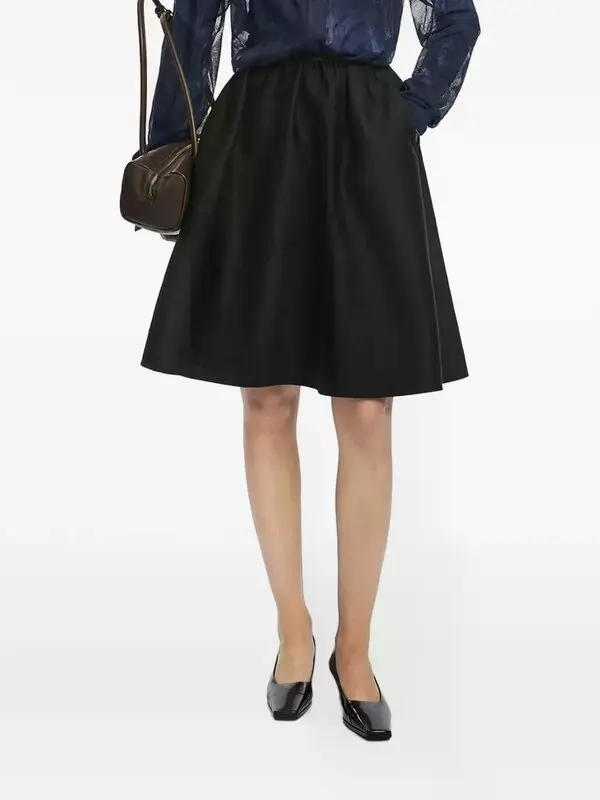 JNBY Shirred A-line Midi Skirt