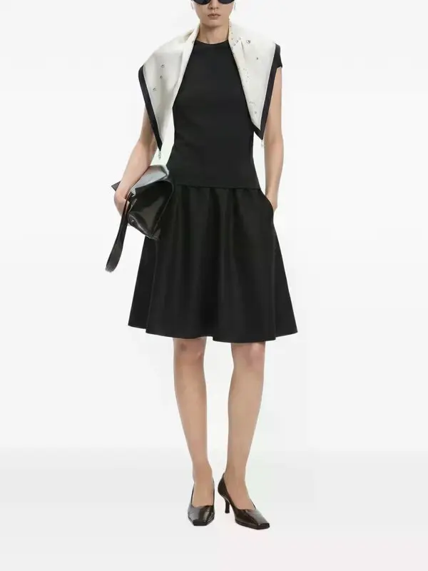 JNBY Shirred A-line Midi Skirt