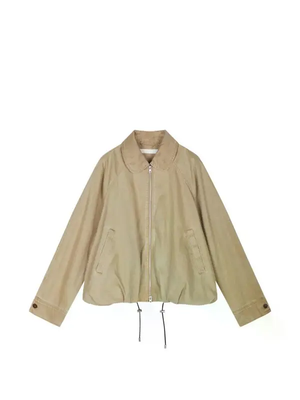 JNBY Raglan-sleeve Denim Jacket - Neutrals