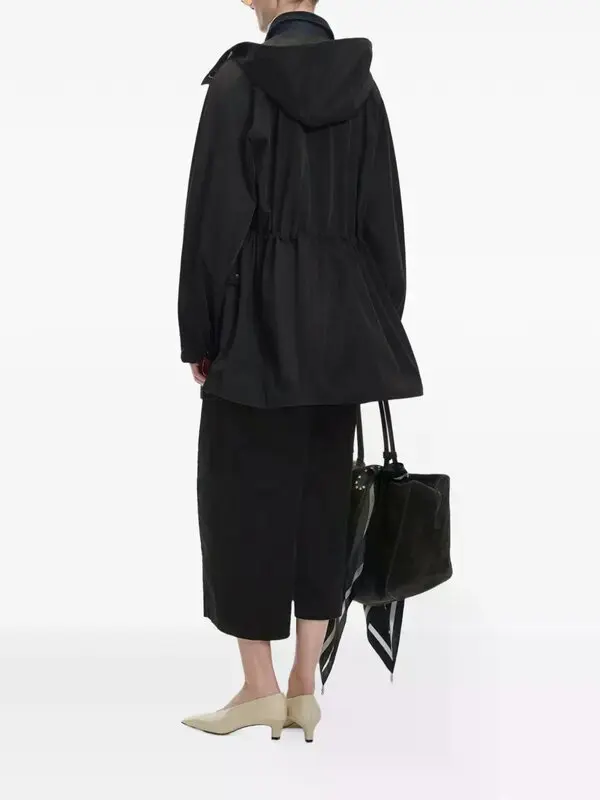 JNBY Raglan-sleeve Drawstring Trench Coat