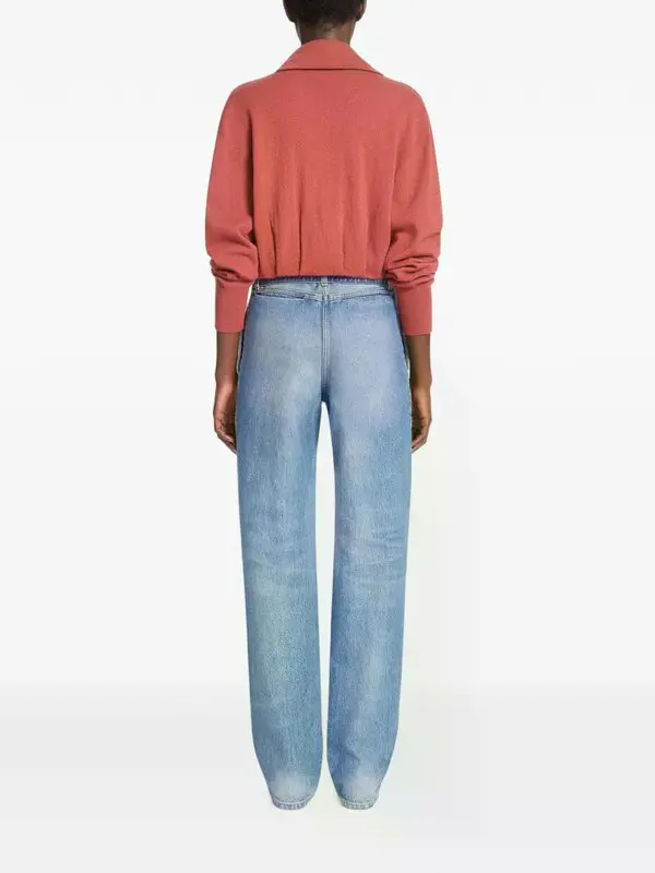 Dries Van Noten Belted Straight-leg Denim Pants