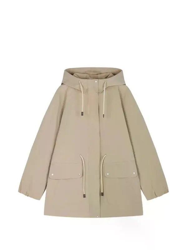 JNBY Raglan-sleeve Drawstring Trench Coat