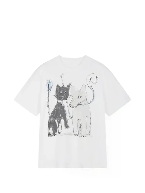 JNBY Graphic-print Cotton T-shirt