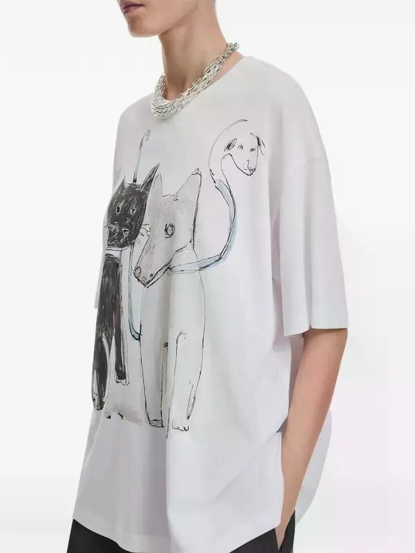 JNBY Graphic-print Cotton T-shirt