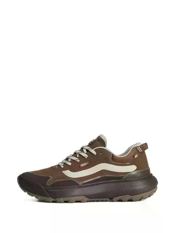 VANS Logo-patch Panelled Sneakers - Brown