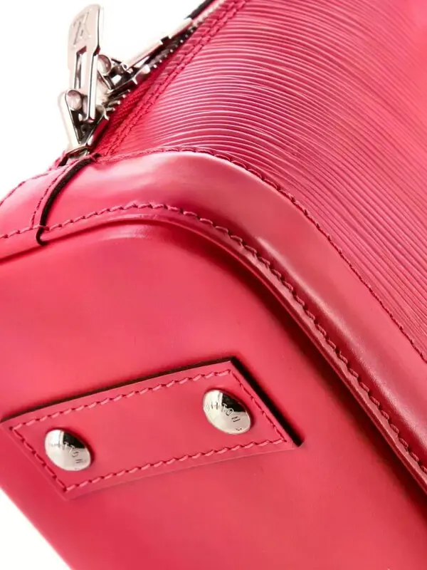 LOUIS VUITTON Alma Handbag Epi Leather Bb Satchel - Red