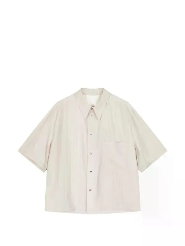 CROQUIS Oversized Button-up Shirt - Neutrals