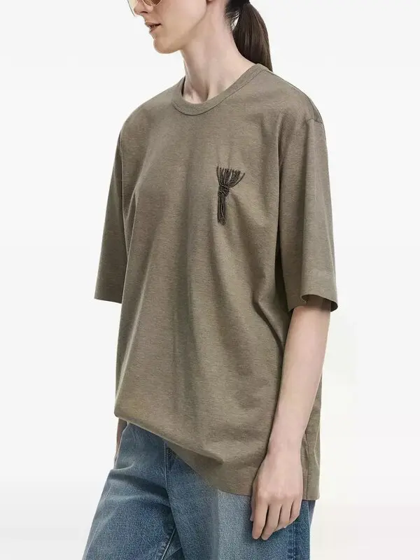 JNBY Knot-embroidery T-shirt