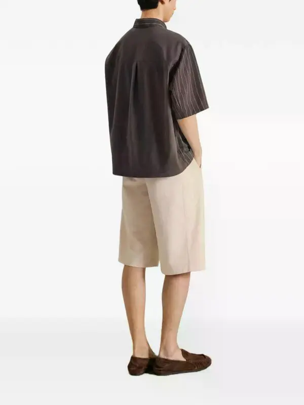 CROQUIS Pinstripe Short-sleeve Shirt