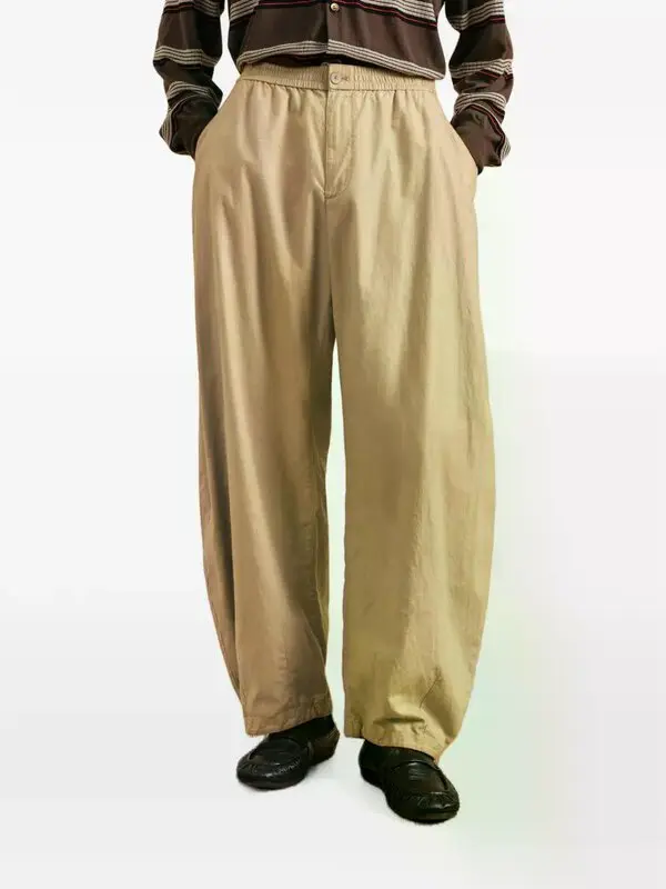 CROQUIS Relaxed-fit Curved-leg Trousers