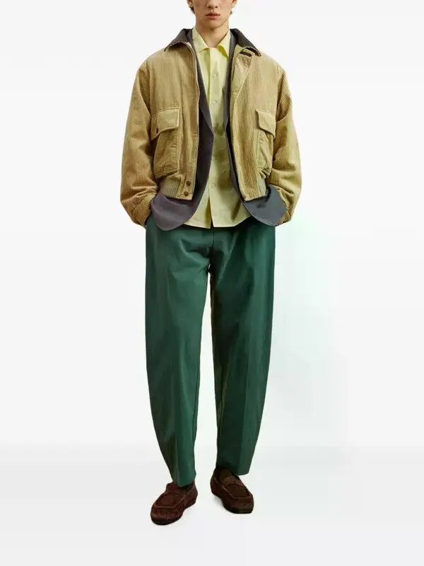 CROQUIS Relaxed-fit Curved-leg Trousers