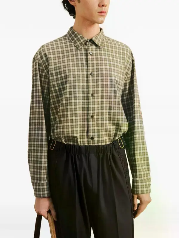 CROQUIS Check-pattern Relaxed-fit Shirt