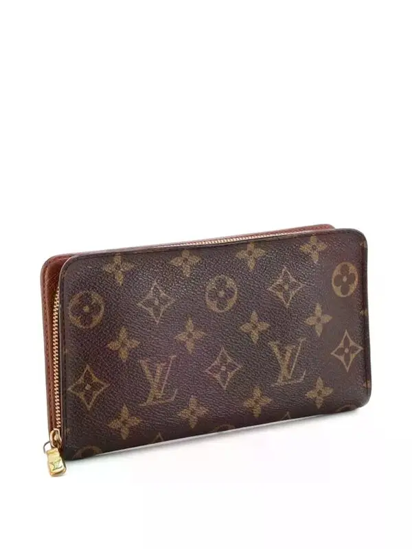 LOUIS VUITTON Porte-monnaie Zippy Wallet Monogram Canvas Small Wallets - Brown