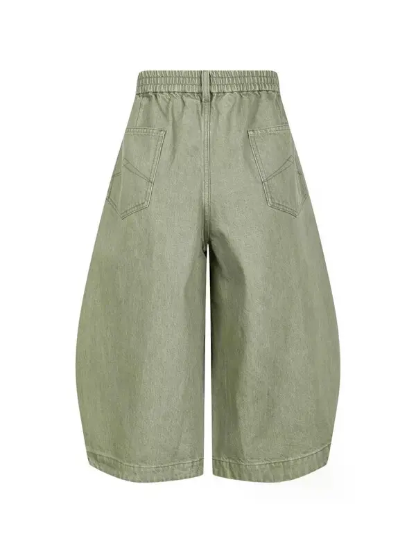 CROQUIS Curved-leg Cropped Jeans