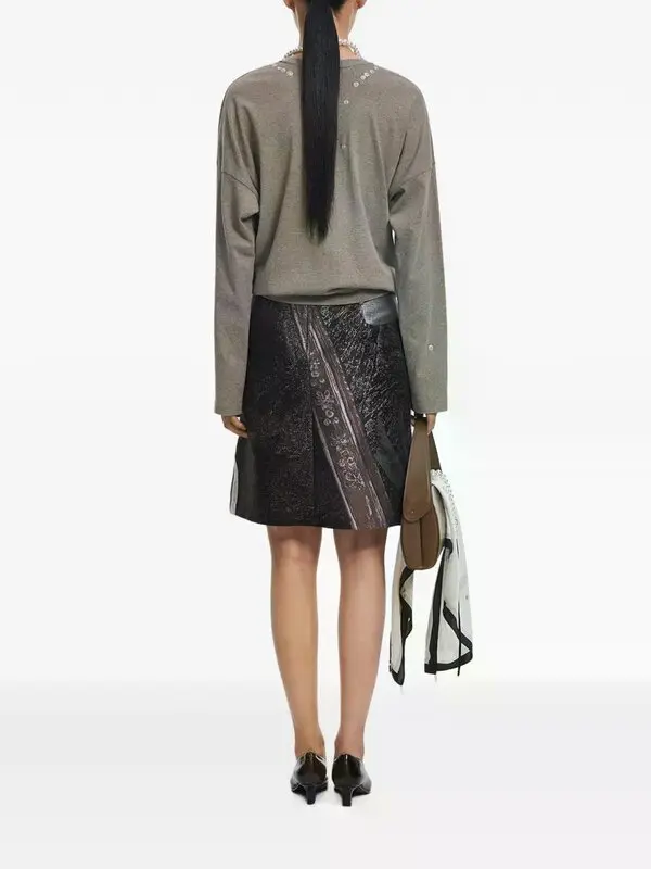 JNBY Pearl-embellished Long-sleeved T-shirt