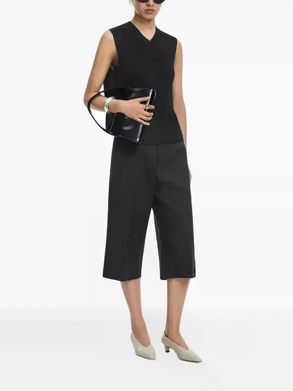 JNBY V-neck Ribbed Vest