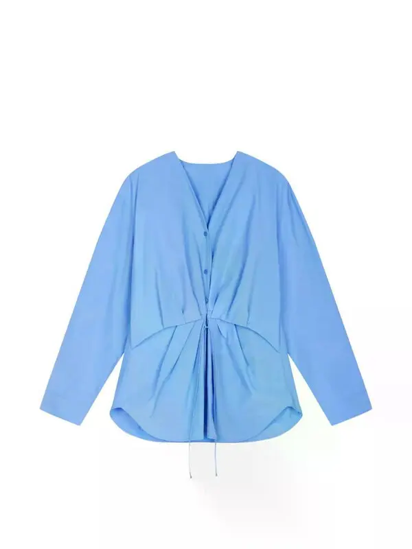 JNBY Drawstring-waist Draped Shirt