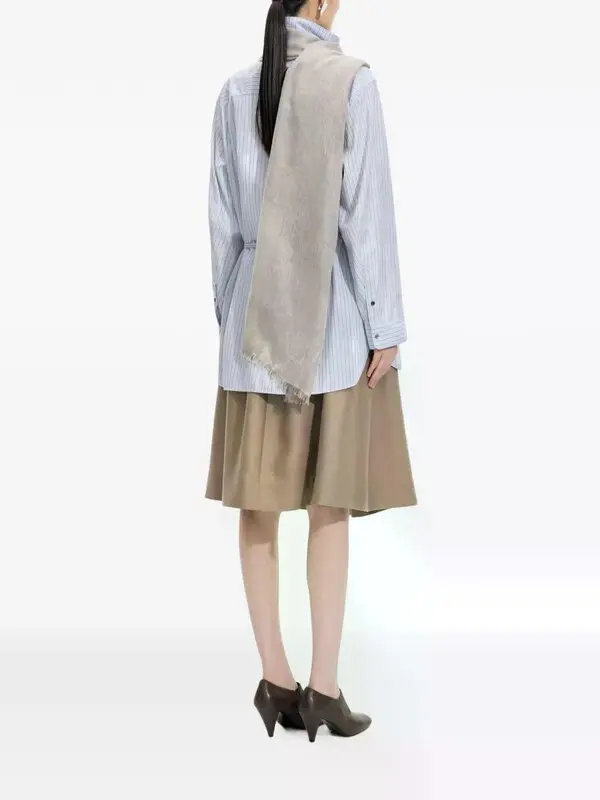 JNBY Shirred A-line Midi Skirt