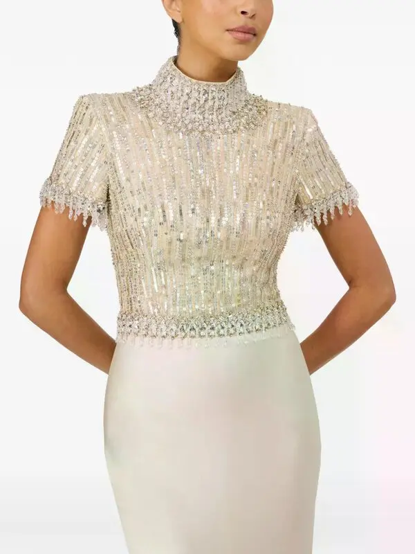 Jenny Packham Trinity Maxi Dress - Neutrals