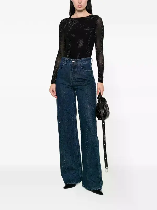 TWENTY FOURHAITCH Crystal Embellished Jeans