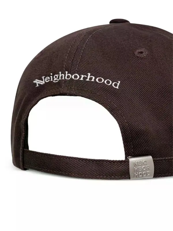 NEIGHBORHOOD Logo-embroidered Baseball Cap - Brown
