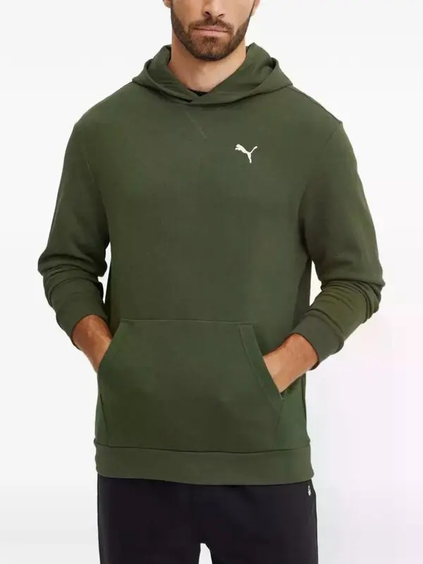 PUMA Logo-print Pouch-pocket Hoodie