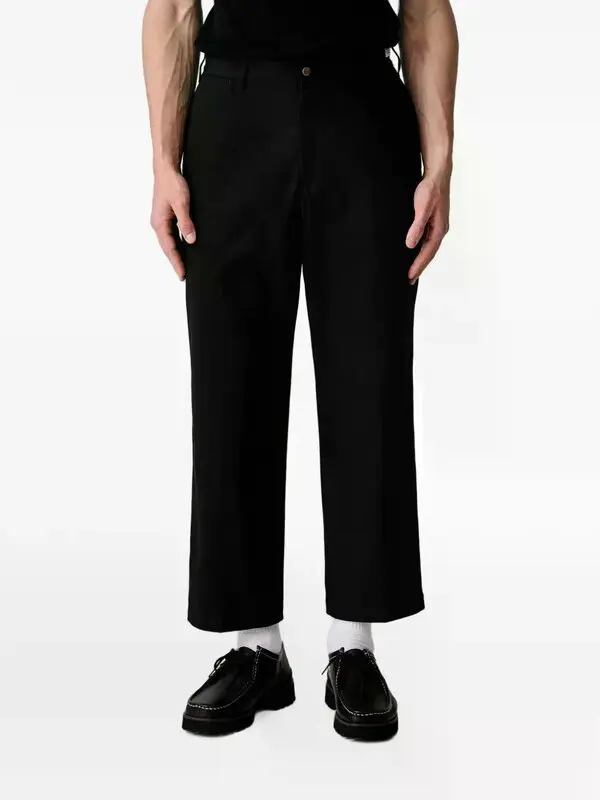 NEIGHBORHOOD Logo-patch Straight-leg Trousers