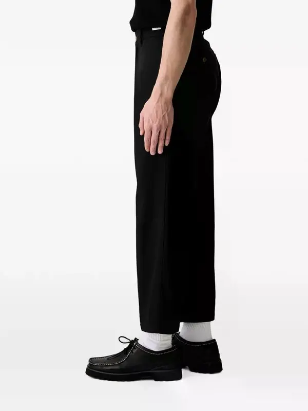 NEIGHBORHOOD Logo-patch Straight-leg Trousers