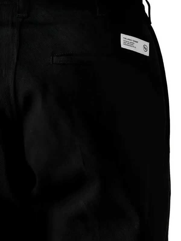 NEIGHBORHOOD Logo-patch Straight-leg Trousers