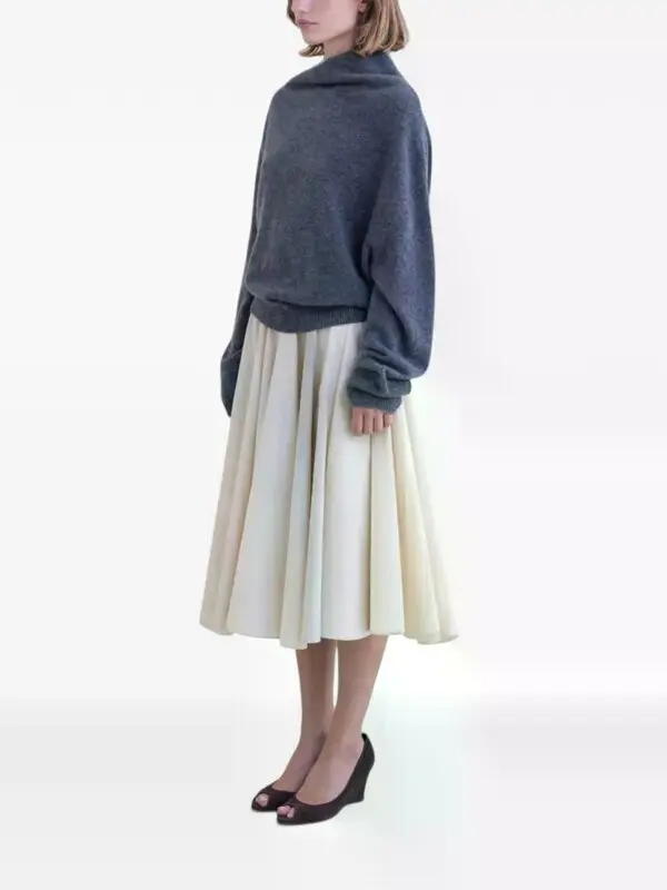 BELLE ANNA Reve Asymmetric-neck Sweater
