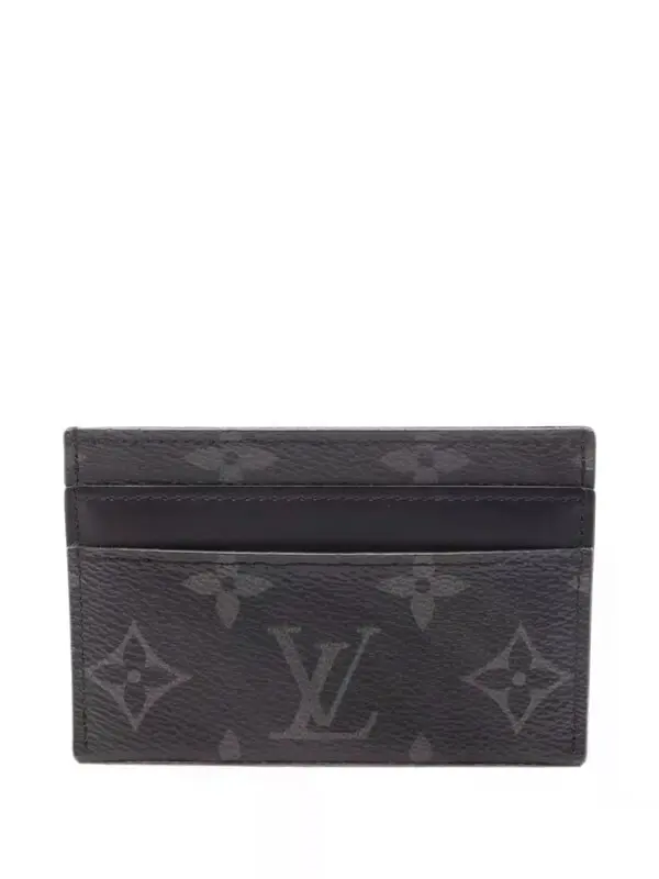 LOUIS VUITTON 2016 Monogram Eclipse Card Case