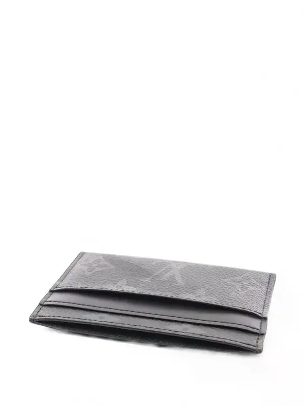 LOUIS VUITTON 2016 Monogram Eclipse Card Case