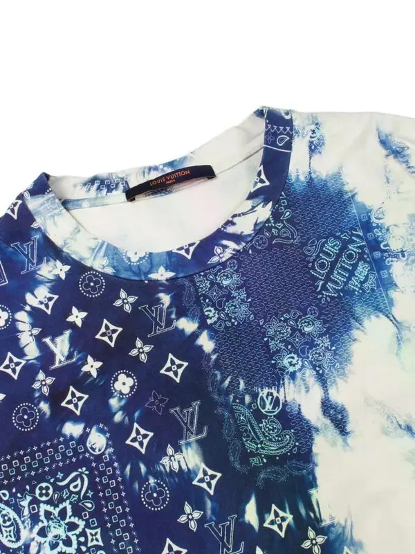 LOUIS VUITTON 2010s Monogram Bandana-print T-shirt