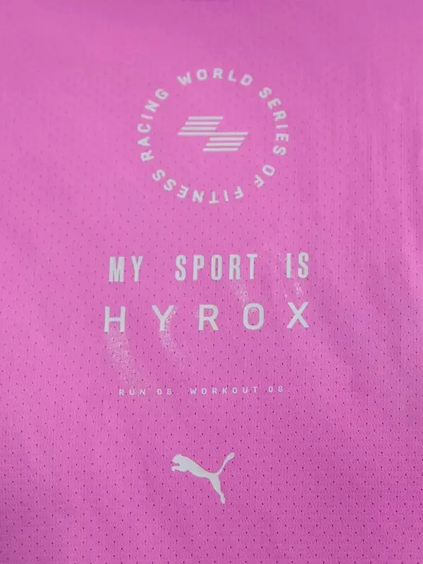 PUMA X Hyrox Dryelite Logo-print T-shirt - Pink