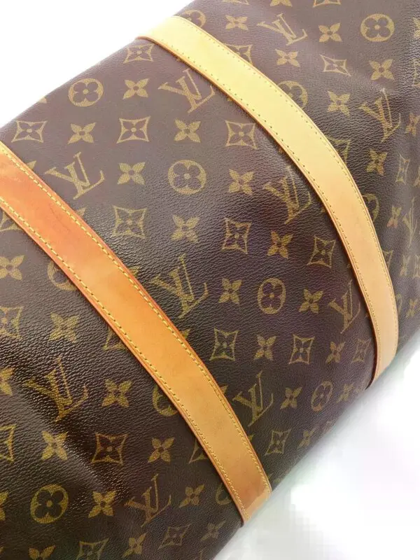 LOUIS VUITTON Keepall Bandoulière Monogram Boston Bag - Brown