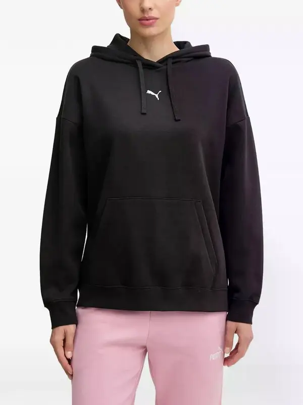PUMA Logo-embroidered Drawstring Hoodie