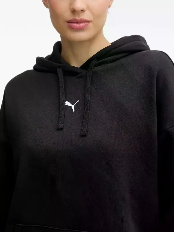PUMA Logo-embroidered Drawstring Hoodie