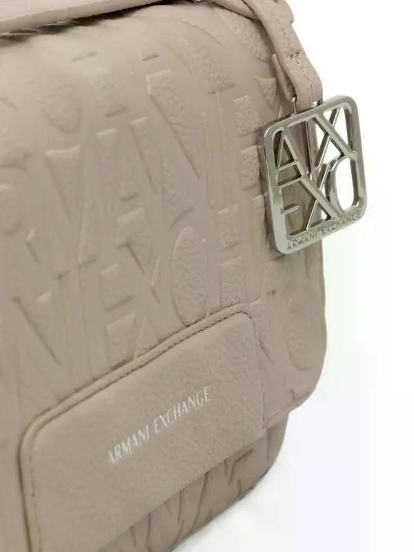 Armani Exchange Embossed Logo Crossbody Bag