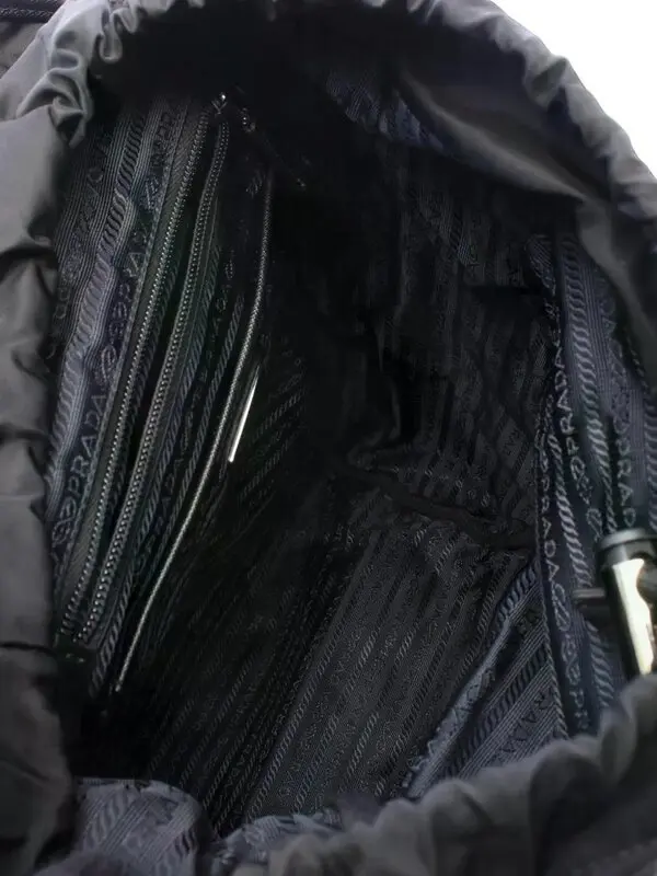 Prada 2010s Robot Motif Backpack