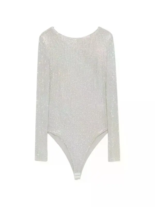 TWENTY FOURHAITCH Crystal-embellished Long-sleeve T-shirt