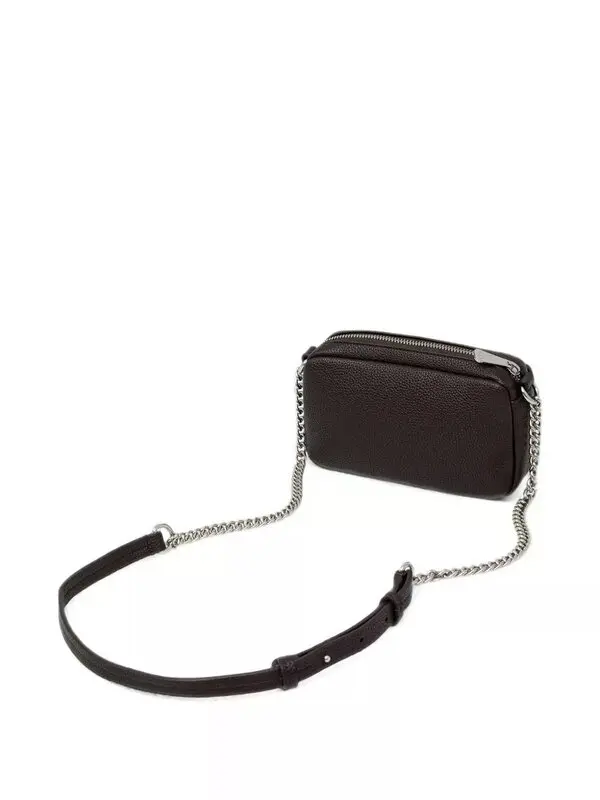 Armani Exchange Logo-plaque Pebbled Cross Body Bag