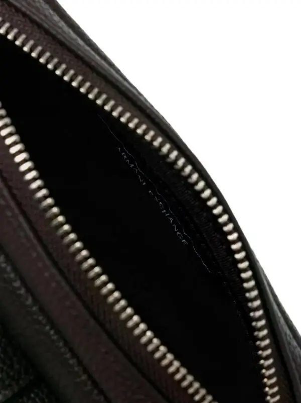 Armani Exchange Logo Plaque Crossbody Bag - Brown